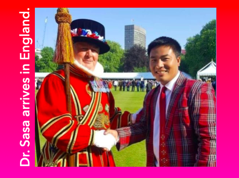 Dr. Sasa အင်ဂလန် နိူင်ငံသို့ ရောက်ရှိ... - lisutimes